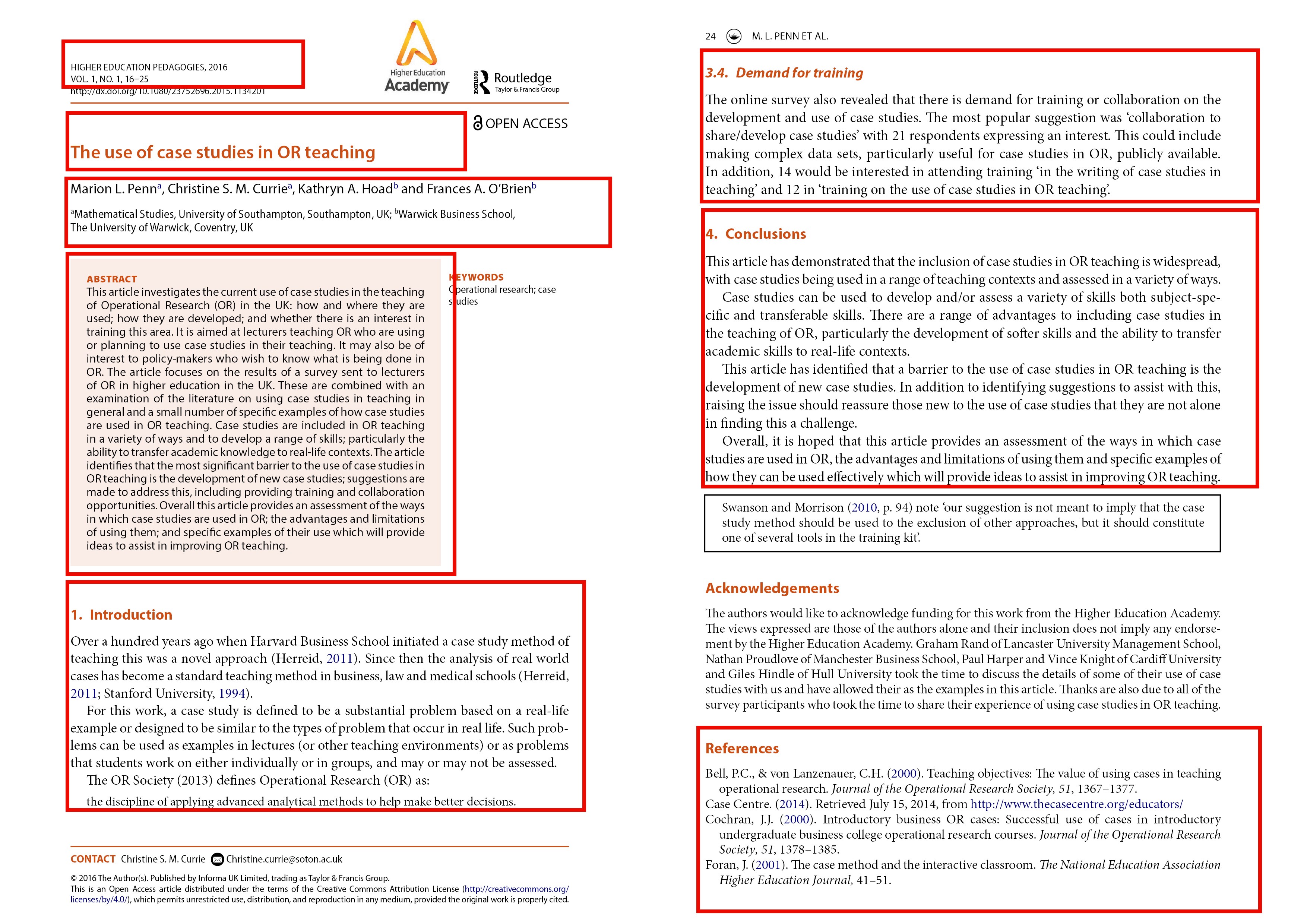 Structure Of A Scholarly Article H5P