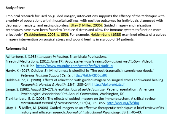 Referencing in APA 7th style – H5P.com